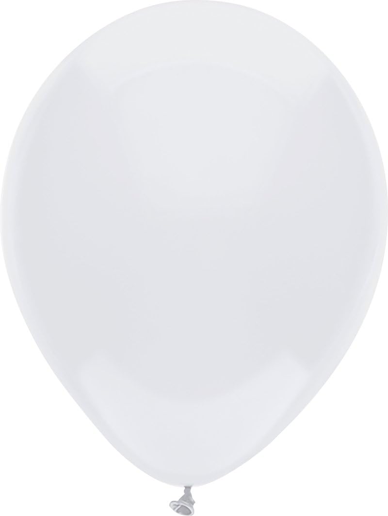 Amazon.com: PartyMate 72122 12" Round Solid Color Latex Balloons, 15 ...