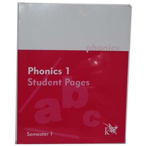 Phonics 1 Student Pages Semester 1: unknown author: Amazon.com: Books