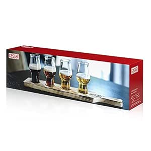Rastal Beer Flight Set 4 x 0.195 Litres + Tasting Board : Amazon.com.be ...