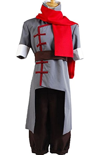 American Animation Character Fire Nation Mako Gray Outfit - Want It All