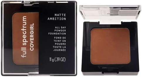 Amazon.com : COVERGIRL Matte Ambition, All Day Powder Foundation, Deep ...