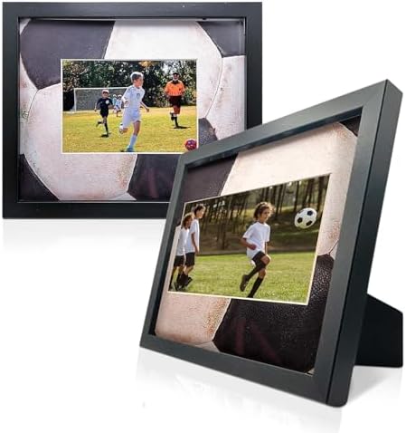 Amazon.com: Soccer Ball (Football) Shaped Picture Frame - Perfect for ...
