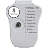 Amazon.com: Brite Star 150 Count 8-Function Chasing Light Set - Outdoor ...