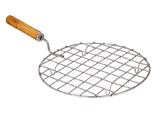 LSARI Stainless Steel Roaster Papad Jali, Pizza, Barbecue Grill with ...