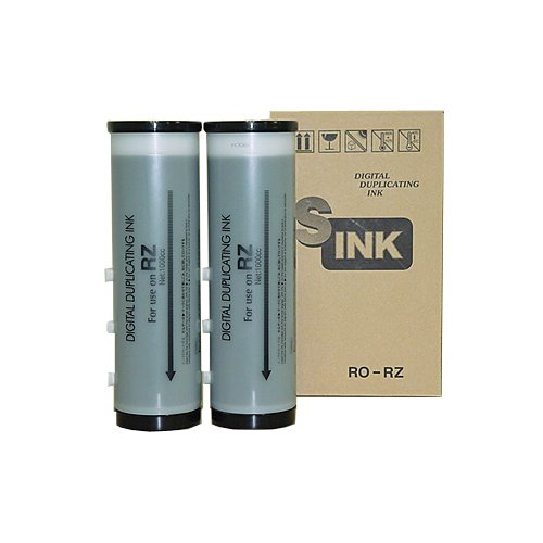 リソー用 Dタイプ RISO 理想 対応インク RO-RZ バーガンディーレッド ／ 1000ml×6本｜PCサプライ・消耗品