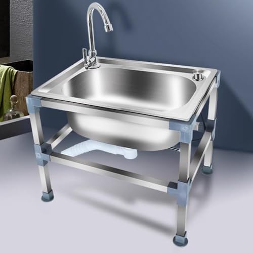 Amazon.com: EMENAR Utility Sink Commercial Floor Mop Sink Stainless ...