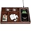 Amazon.com: Valet Tray, Built in Wireless Charging Pad, Nightstand ...