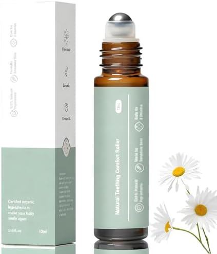 Amazon.com : Nainley Teething Roller - Natural Teething Oil Roller with ...