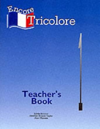 Teacher's Book (Stage 1) (Encore Tricolore) : Honnor, Sylvia, Mascie ...