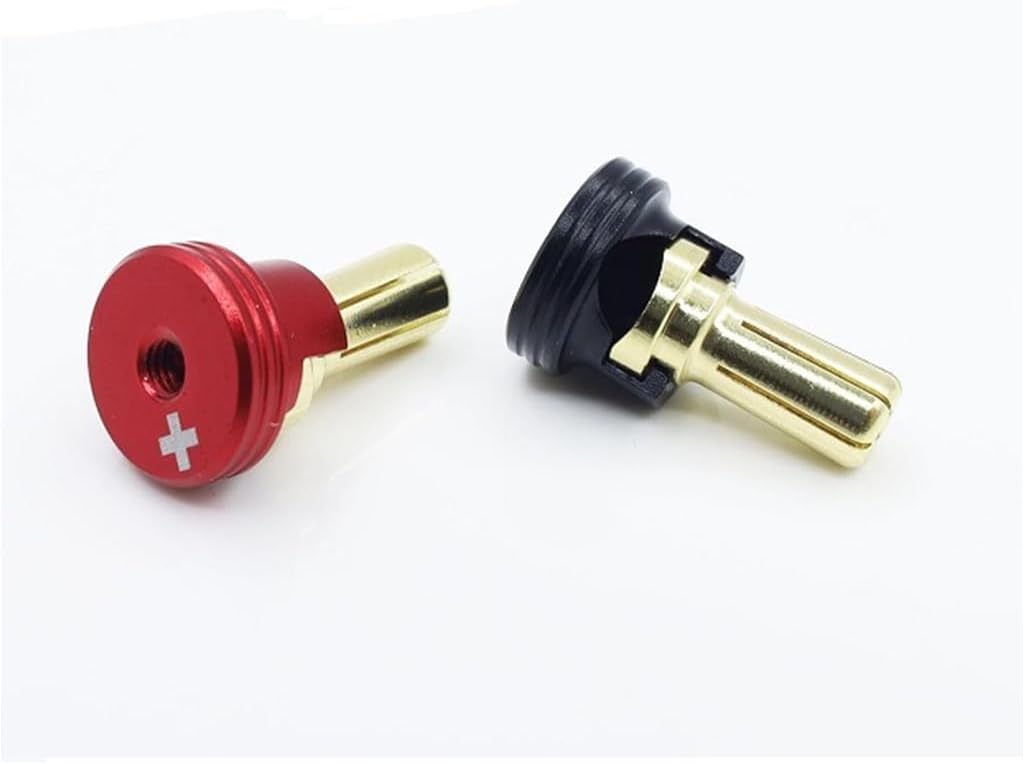 Amazon.com: Heatsink Bullet Plug Connectors Grips with 5.0mm Brass ...