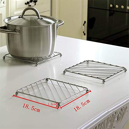 Buy PUNO Stainless Steel Kitchen Hot Mat(1 Piece)/Hot Utensil Stand/Hot ...