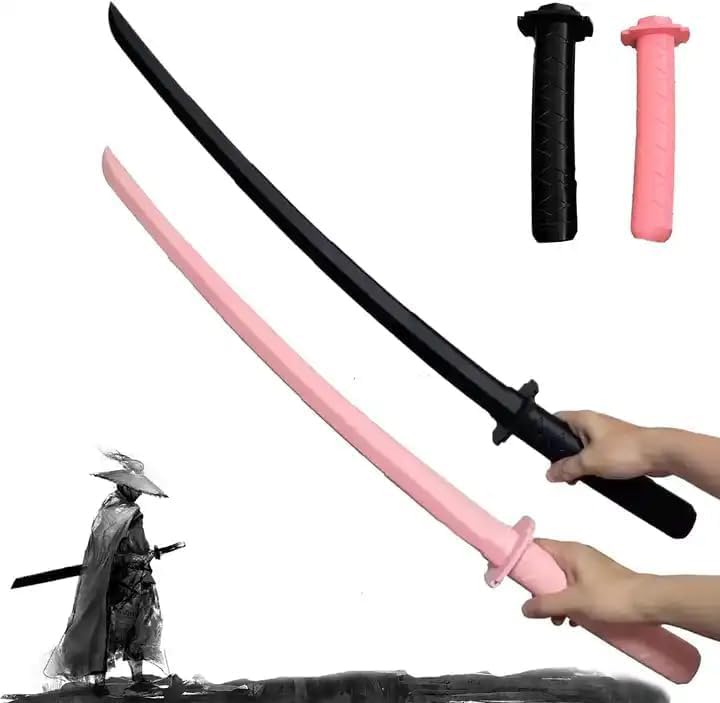 AGAS 3D Fidget Samurai Sword Toy Sensory 3D Printed Gravity Retractable ...