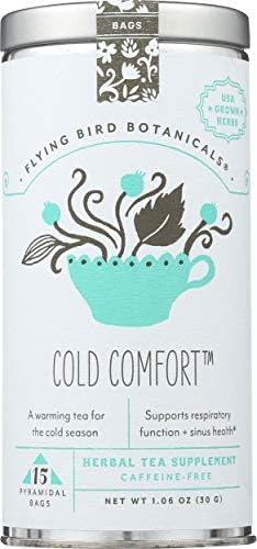 Amazon.com : FLYING BIRD BOTANICALS Tea, Cold Comfort, 15 CT : Grocery ...