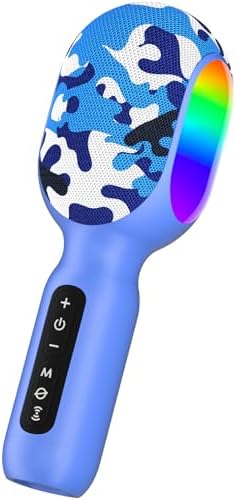 Amazon.com: Karaoke Microphone Machine for Kids, Bluetooth Microphone ...