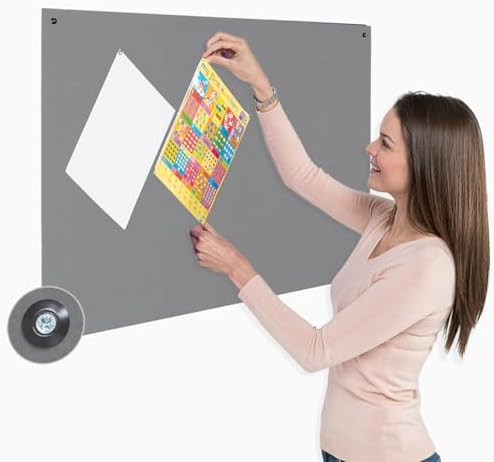 Unframed Fire-Retardant Noticeboard | Wall-Mounted Bulletin Pinboard ...