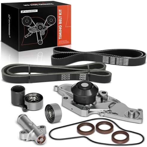 A-Premium - Kit de correa dentada y bomba de agua compatible con Honda ...