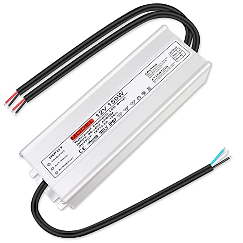 Snapklik.com : 12V 150W IP67 Waterproof Outdoor Power Supply, AC 80 ...