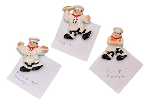 Buy 3PC MAGNET SET : Fat Chef Refrigerator MAGNET 3pc Assorted Magnets ...