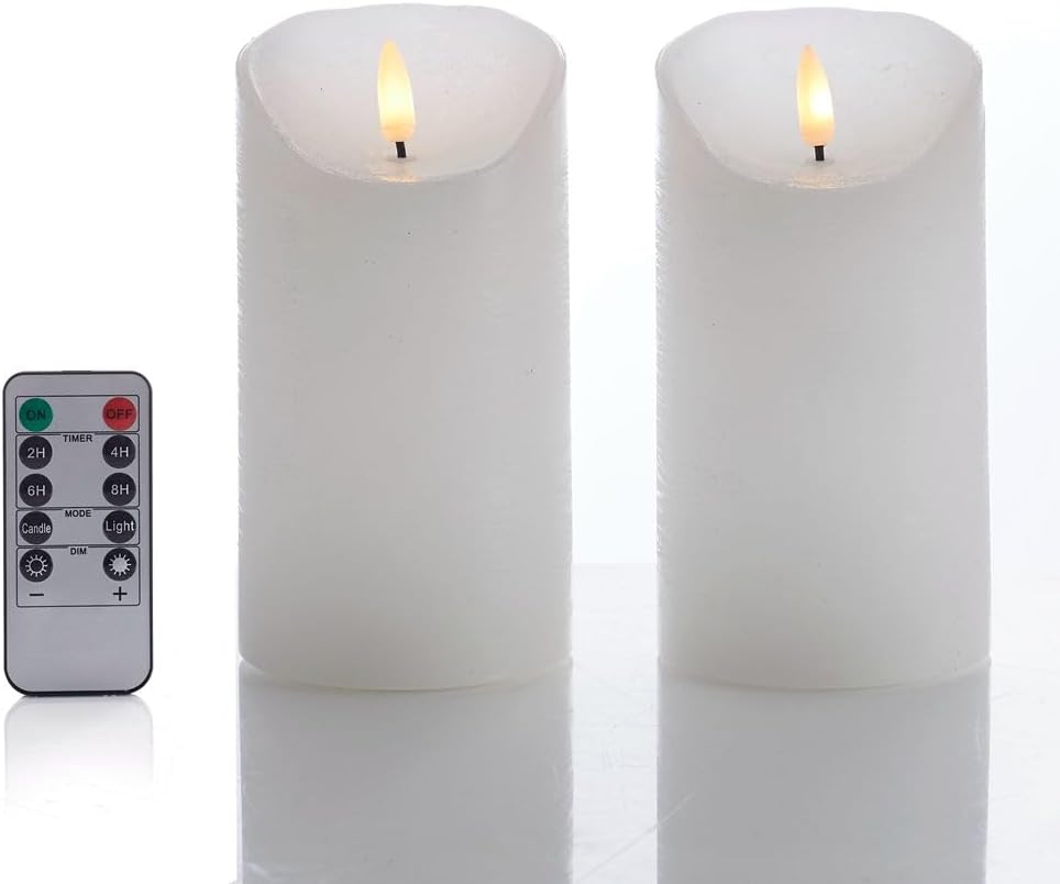 Amazon.com: Esup Rechargeable Candles with Remote Control Rechargeable ...