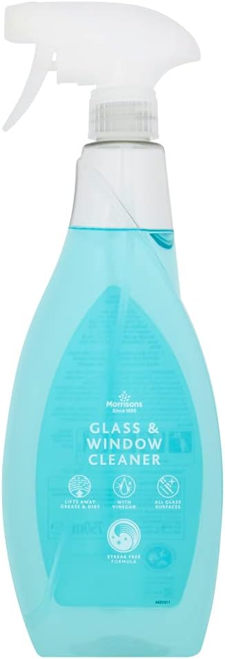 Morrisons Glass & Window Cleaner 750ml : Amazon.co.uk: Grocery
