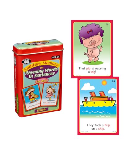 Buy Super Duper Publications | Auditory Memory for Rhyming Words in ...