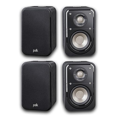 Polk Audio Signature S10E Bookshelf Speakers | 2 Pack (4 - Want It All