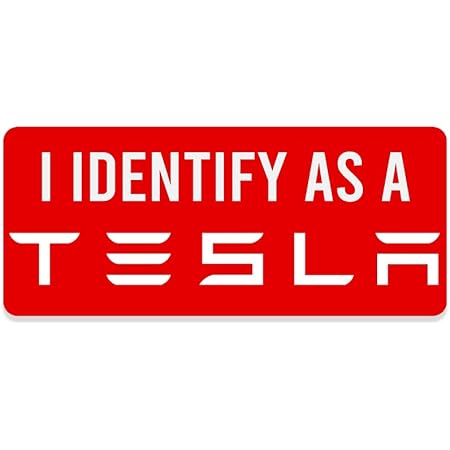 Amazon.com: Yellow: I Identify as a Ferrari Bumper Sticker (Funny ...