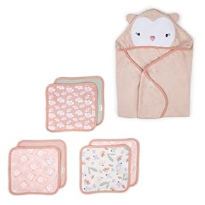 Ingenuity Clean & Cuddly Hooded Character Towel - EDI & Clean & Cuddly ...