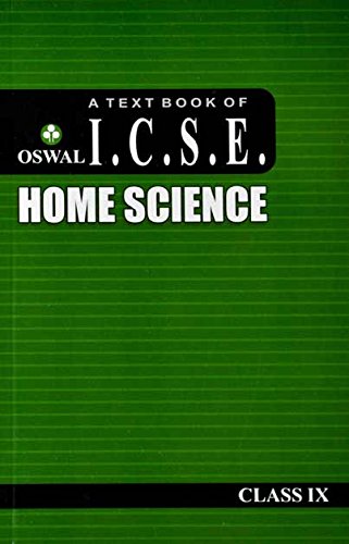 A Textbook of ICSE Home Science for Class IX : Amazon.in: Books