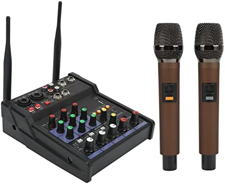 Amazon.com: Professional Audio Mixer, 4 Channel Bluetooth Stereo Mixer ...