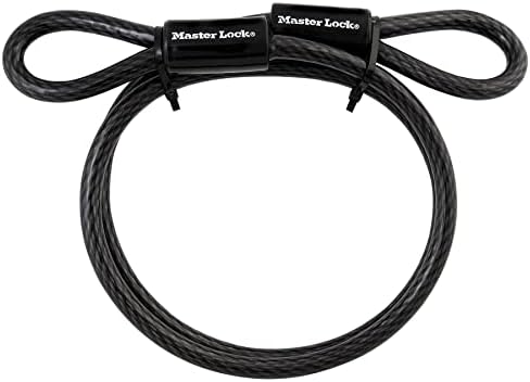 Master Lock Cable, Steel Cable With Looped Ends, 4 ft. Long, 85DPF ...