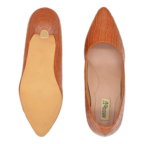 Buy Women's Bellies Exclusive Collection Belly Heels (TAN, Numeric_5 ...