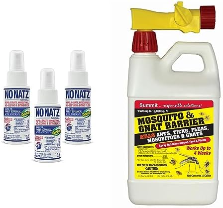 Amazon.com: No Natz Botanical Bug Repellent (3-Pack) and Summit ...