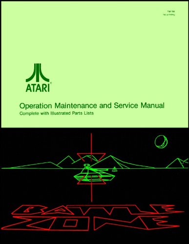Battlezone Battle Zone Arcade Game Service & Repair Manual: Atari ...