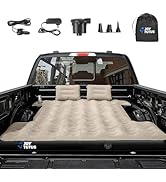 Amazon.com : JOYTUTUS Upgraded Light Version Truck Bed Air Mattress for ...