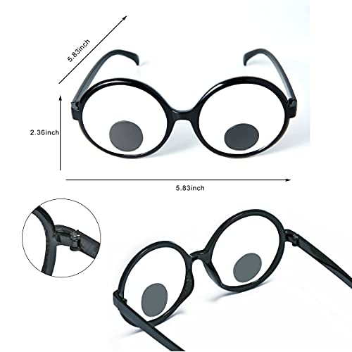 Snapklik.com : Dodococa 3 Pieces Funny Eye Glasses Funny Costume Eye ...