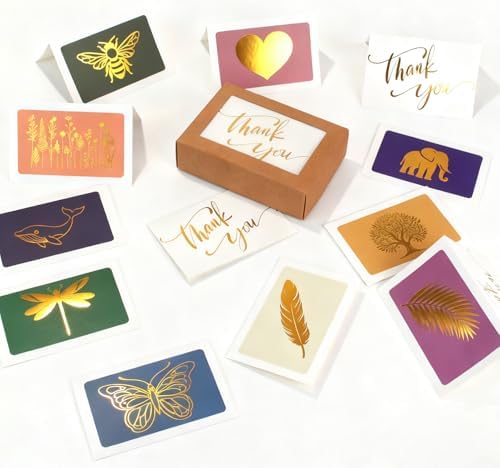 Amazon.com: Thank you cards with envelopes Blank Note Cards,30 Pack All ...