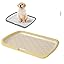 Amazon.co.jp: Lawwad Wide Dog Toilet Tray with Overflow Prevention ...