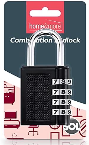 SOL 4-Digit Combination Padlocks - Heavy Duty Locks for Gym Locker ...
