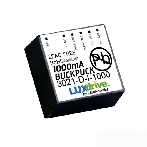 Amazon.com: LuxDrive BuckPuck - 1000mA Constant Current LED Driver with ...