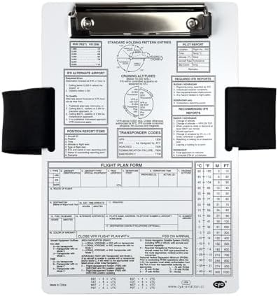 Amazon.com : CYA New IFR Pilot Clipboard (Include Strap), Upgrade ...