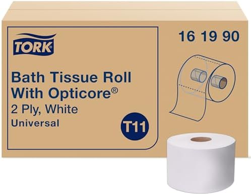 Amazon.com: Tork Mini Jumbo Toilet Paper Roll White T2, Advanced, 2-Ply ...