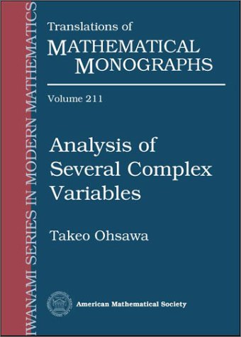 Amazon.com: Analysis of Several Complex Variables: 9780821820988: Takeo ...