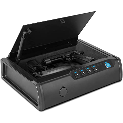 Buy WINCENT Biometric Gun Safe, Quick Access Gun Safes for Pistols with ...