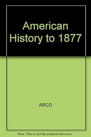 Buy American History to 1877 Book Online at Low Prices in India ...