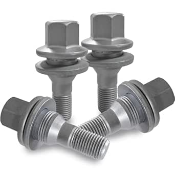 4PCS Wheel Bolts Nuts, for Peugeot Tire Screws 206 207 308 407 Citroen ...