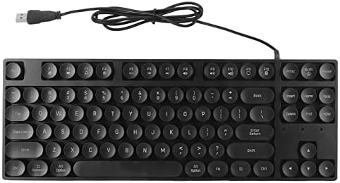 Luqeeg 87 Keys Gaming Keyboard, Ergonomic Mechanical Keyboard with ...