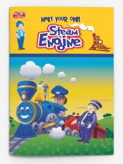 Mittimate Make Your Own Steam Engine - 3D Paper Construction Model for ...