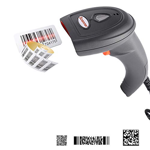 UNIDEEPLY 1D 2D USB Wired Barcode Reader For Retail Stores UNIDEEPLY 1D ...