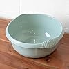 Large Silver Sage 36cm Round Washing Up Bowl with Handles : Amazon.co ...